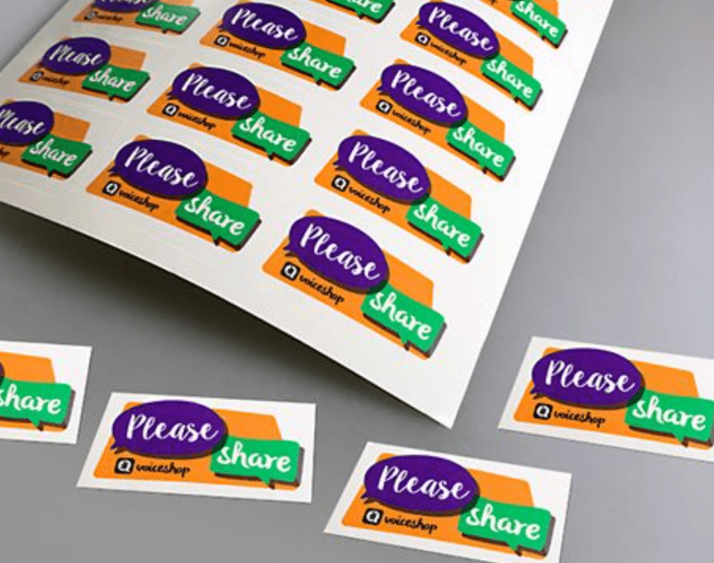 Rectangle Sticker Sheets (Polypropylene) | London Print Room