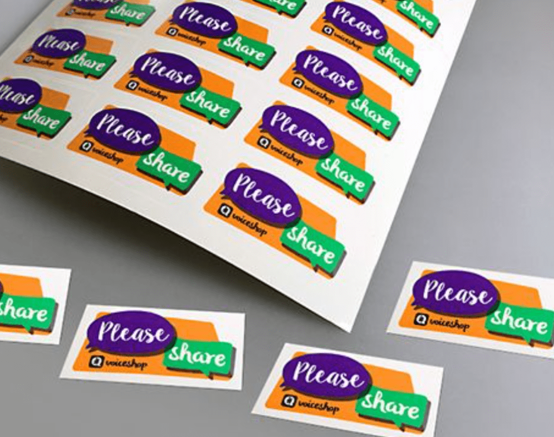 Rectangle Sticker Sheets (Polypropylene) | London Print Room