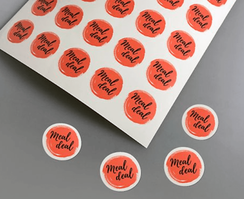 Circle Sticker Sheets - Polypropylene | London Print Room